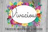 Watercolor Flower Clip Art - Vivacious