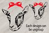 Goat Head whit Bandana SVG, feet goats Farm Milk 789S