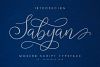 Sabyan // Modern Script Typeface (219538) | Script | Font Bundles
