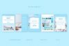 Blue | Pinterest PSD templates pack (36652) | Presentation Templates ...