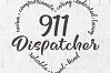 911 Dispatcher heart svg - a 911 dispatcher svg for crafters (524458 ...