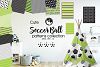 SOCCER-BALL, digital papers (43161) | Patterns | Design Bundles