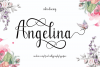 Angelina (410892) | Calligraphy | Font Bundles