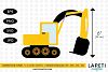 Construction clipart, svg, png, eps, jpg, construction truck