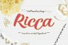RICCA Script (524) | Script | Font Bundles